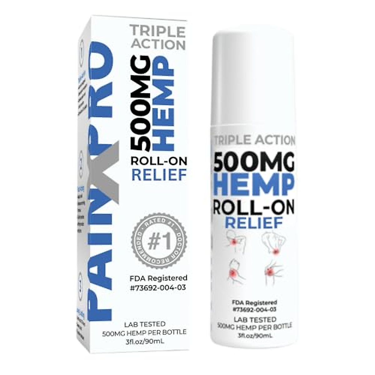 PainxPro Max Strength Relief Freeze Cream - 3.4 oz - Natural Muscle and Joint Recovery - Muscle Strain and Joint - Muscle Recovery - Back and Neck