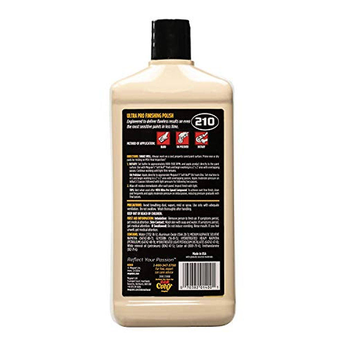 Meguiar's M21032 Mirror Glaze Ultra Pro Finishing Polish - 32 Oz Bottle