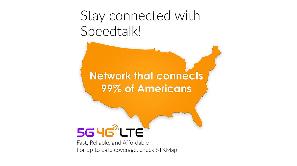 SpeedTalk Mobile $30 5G/4G Alarm SIM Card Kit for Home & Business