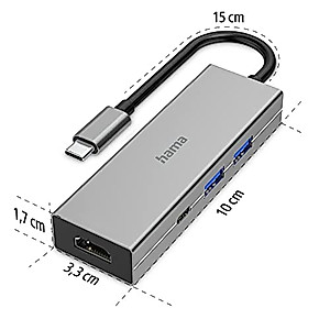 HAMA USB-C Hub Multiport Adapter (00200107)