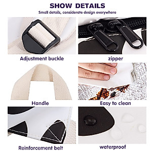 Cow Print School Backpack Set for Teen Girls Boys, Bookbags with Lunch Box Pencil Case