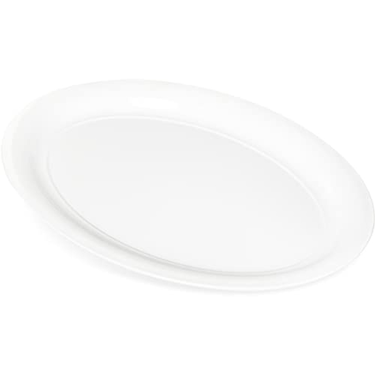 Carlisle FoodService Products Displayware Plastic Catering Platter 21" x 15" White