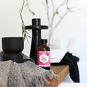 Rose Water Spray for Face by Leven Rose - Pure Natural Moroccan Rosewater Hydrosol Face Spray - Organic Rose Water for Hair 4 oz
