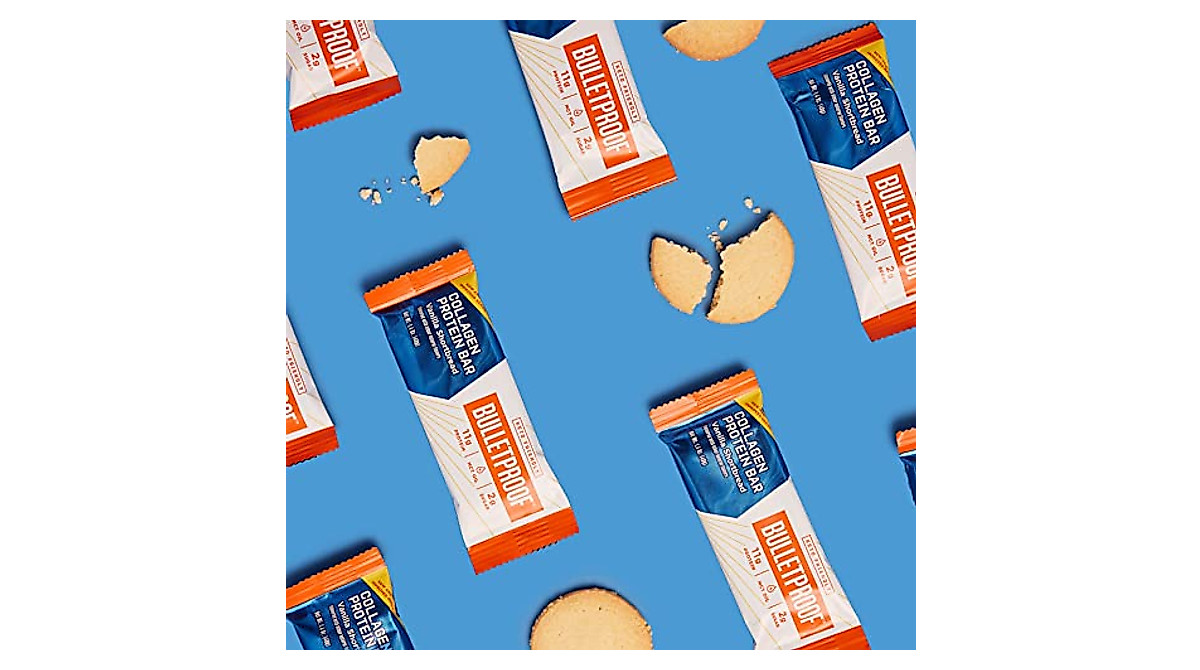 Bulletproof Collagen Protein Bars - Vanilla Shortbread