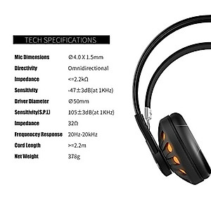 Somic G932 USB PC Gaming Headset 7.1 Virtual Surround Sound,Over Ear Computer Gaming Headphones with LED Lighting and Retractable Microphone