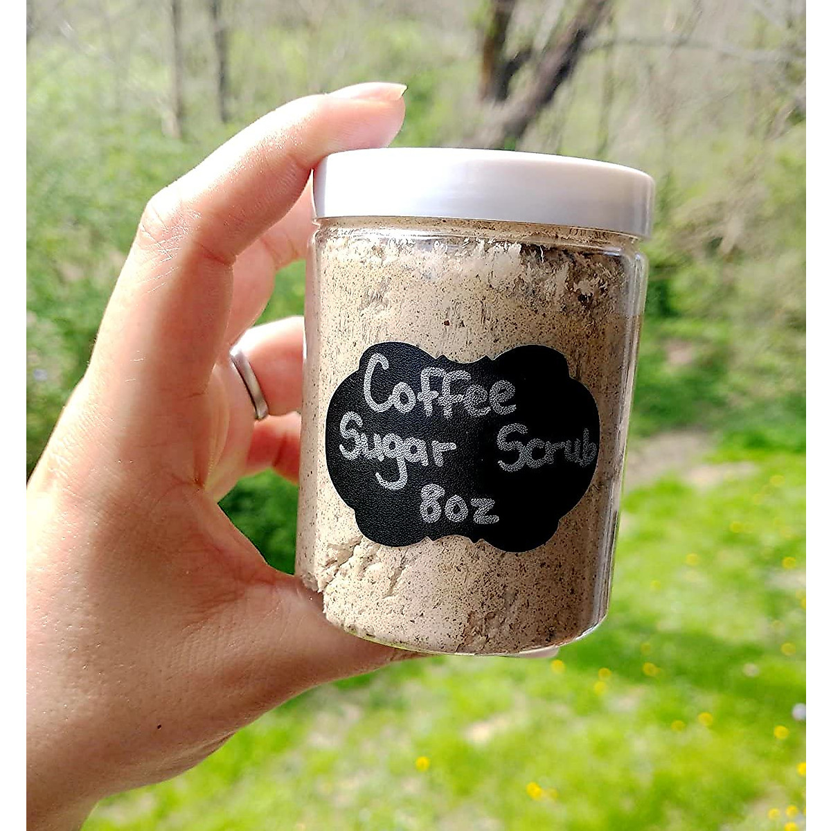 ZOENHOU 30 PCS 8 OZ Clear Plastic Jars with White Lids, Leakproof Food-Grade Storage Refillable Containers Bulks, Spice Sample Slime Jars for Beauty Products, Kitchen Household Jewelry Bead Storage