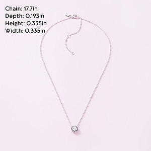 Pandora Classic Elegance Clear CZ Chain Necklace