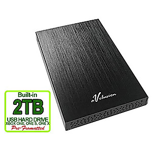 Avolusion HD250U3 2TB USB 3.0 Portable External Gaming Hard Drive (for Xbox One, Pre-Formatted) - 2 Year Warranty
