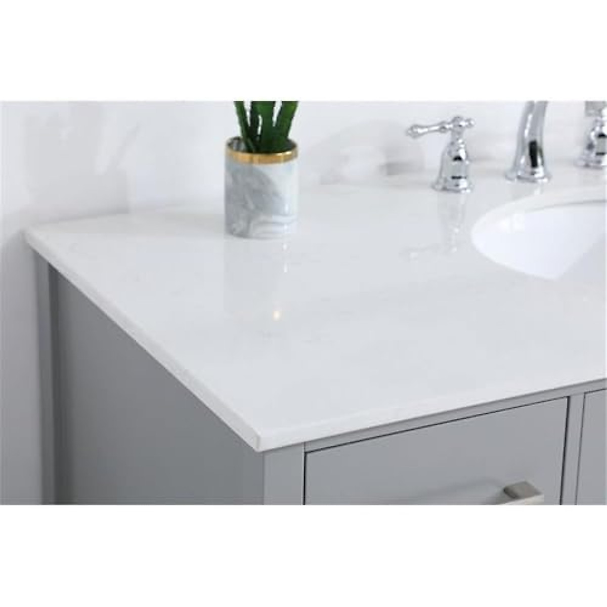 Elegant Kitchen and Bath 48 inch Single Bathroom Vanity Cabinet - Gray