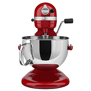 KitchenAid KP26M1XER 6 Qt. Professional 600 Series Bowl-Lift Stand Mixer - Empire Red