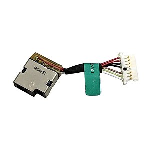 AC DC Jack Power Plug in Charging Port Connector Socket with Wire Cable Harness Replacement for HP Pavilion x360 14-DW 14M-DW 14T-DW000 14-DW0097NR 14M-DW0023DX 14M-DW0013DX