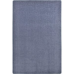 Joy Carpets Endurance Solid Colored Area Rug in Color Glacier Blue, 12' x 6'