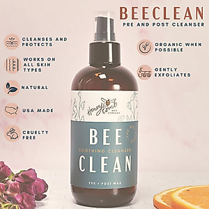 Honeycomb's Professional Hard Wax 2.2 LBS, Pre/Post Cleaner & Post Oil, All-Purpose, No Strips Needed, Solid Wax For Hair Removal, Easy Removal, Peel-Off Wax (Wild Honey), Pink