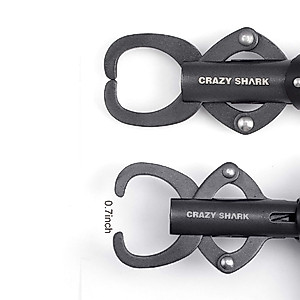 Crazy Shark Aluminum Fish Hook Remover Removal Fishing Tools Tackle Squeeze-Out 6.7in green