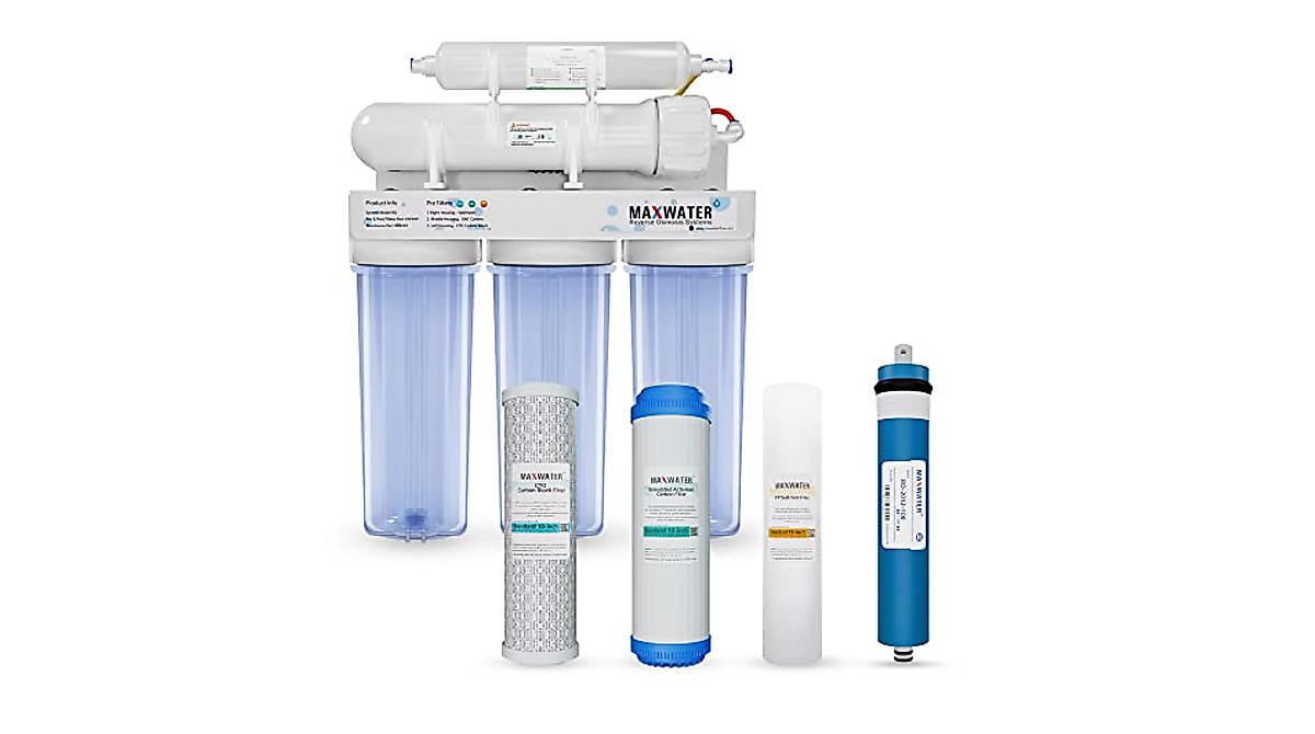 Max Water 5-Stage Reverse Osmosis Water Filter System for Pure Home ...