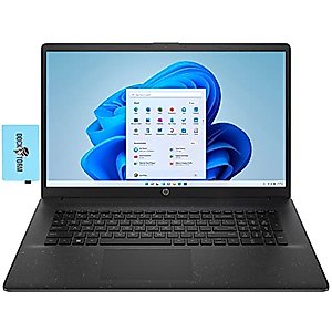 HP 17-cn 17.3" FHD IPS Home & Business Laptop (Intel i7-1255U 10-Core 1.70GHz, 32GB RAM, 512GB PCIe SSD, Intel Iris Xe, WiFi 6, BT 5.2, Trackpad, Webcam, HDMI, Win 11 Home) with Dockztorm Hub