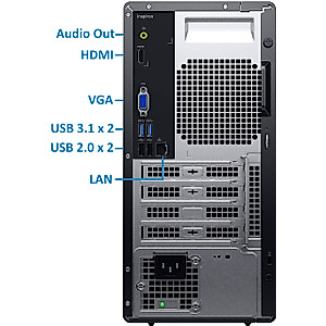 Dell Inspiron 3891 Desktop Computer, Intel i9-11900K, 64GB RAM, 2TB NVMe, AX Wi-Fi, Bluetooth, HDMI, VGA, DVD-RW, SD-Card - Windows 11 Pro