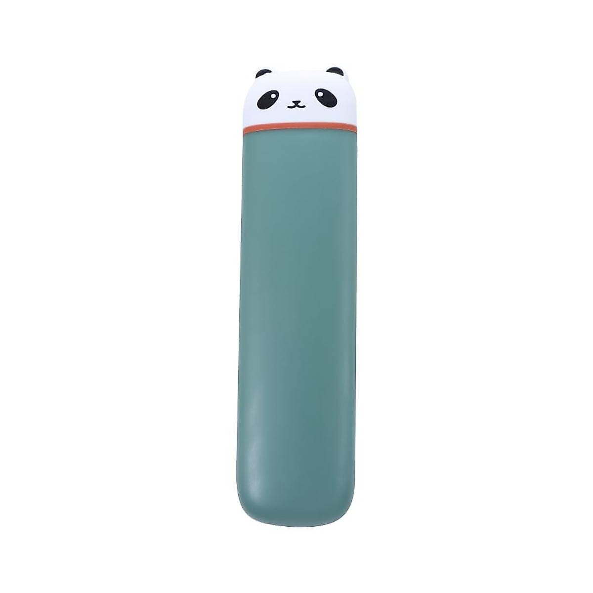 Portable Travel Utensils Set with Case, Reusable Chopsticks Spoon Cutlery Set with Case, Plastic & Stainless Steel & Silicone, Cute Panda Head Premium Flatware Set for Daily Use