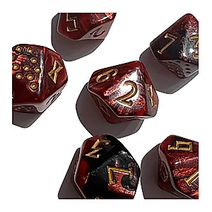 Impressions Kult: Divinity Lost: Dice Set (Inferno Edition) - 6 Piece Dice Set