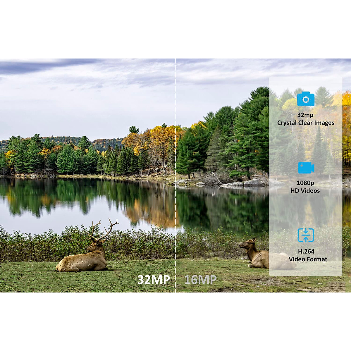 Meidase Cellular Trail Camera S950, Game Camera with 4G LTE, Clear 100ft No Glow Night Vision, Sends Picture to Cell Phone App