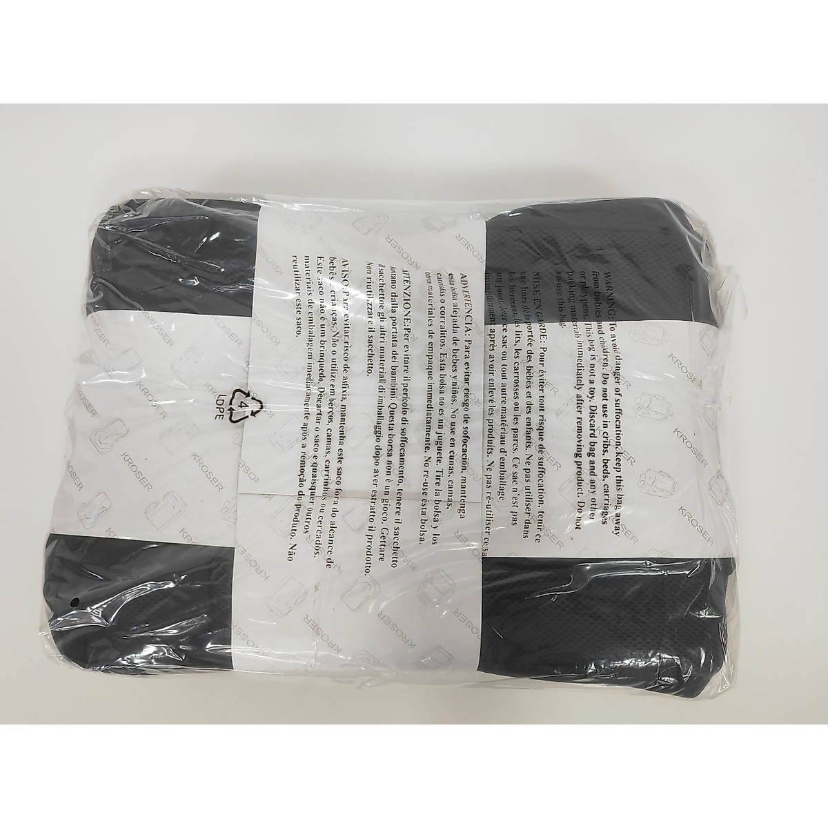 KROSER Laptop Backpack Large Computer Backpack Fits up to 17.3 Inch Laptop with USB Charging Port Water-Repellent School Travel Backpack Casual Daypack for Business/College/Women/Men-Charcoal Black