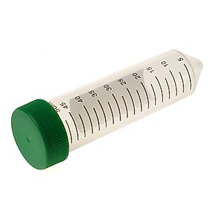 Celltreat 229420 Polypropylene Centrifuge Tube, Sterile, 50mL Volume, Paperboard Rack (Case of 500)