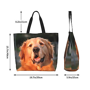 RIAWARME Personalized Tote Bag for Women, Custom Tote Bags with Logo/Photo/Text, Custom Bag Large Capacity Shoulder Bag Casual Handbag for Shopping Travel Work