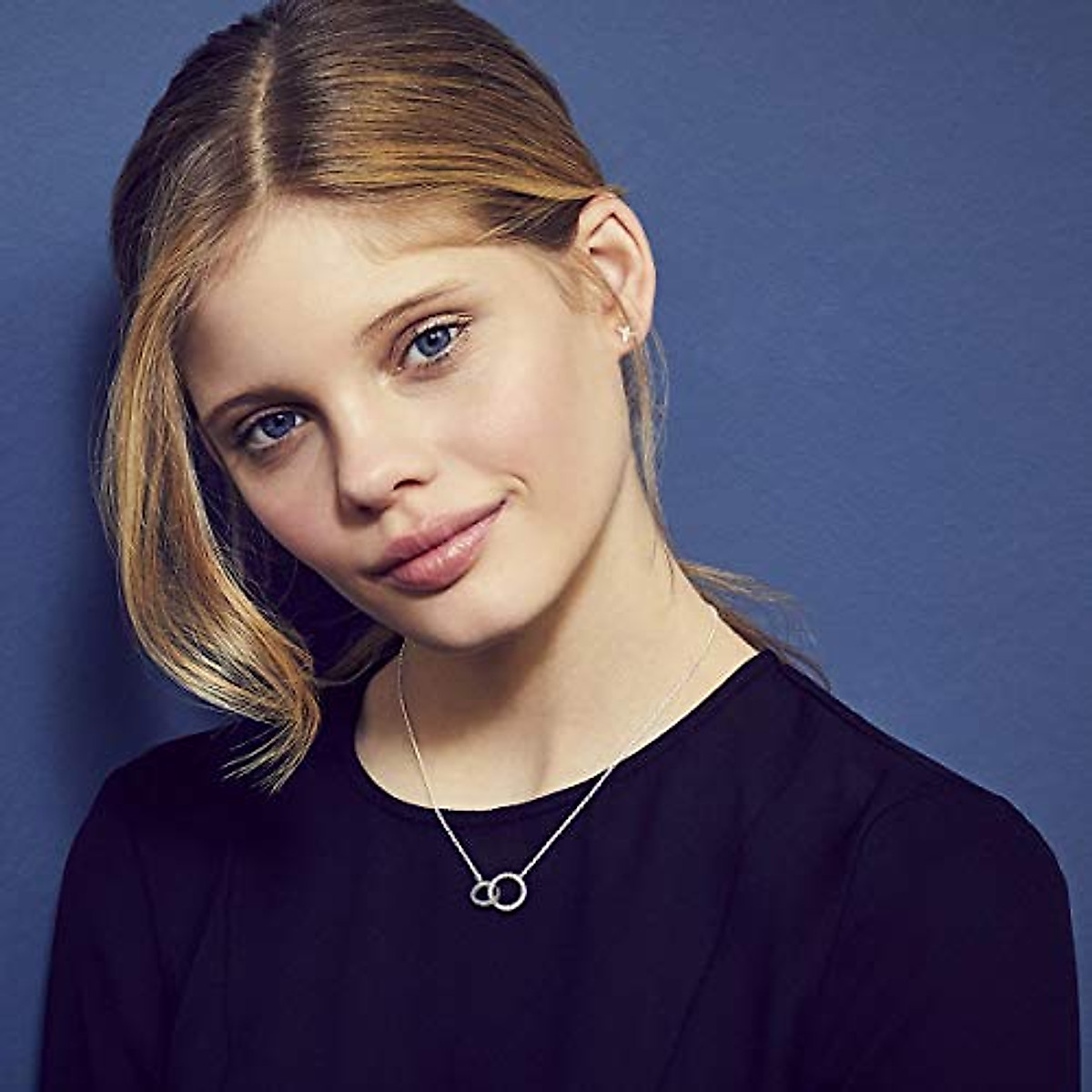 IEFLIFE Best Friend Necklace Friendship Gifts, Best Friend Necklaces BFF Gifts Two Circle Necklace Gifts for Best Friend Woman BFF Necklace Friendship Gifts for Women