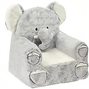 Animal Adventure | Sweet Seats | Grey Elephant Children's Plush Chair