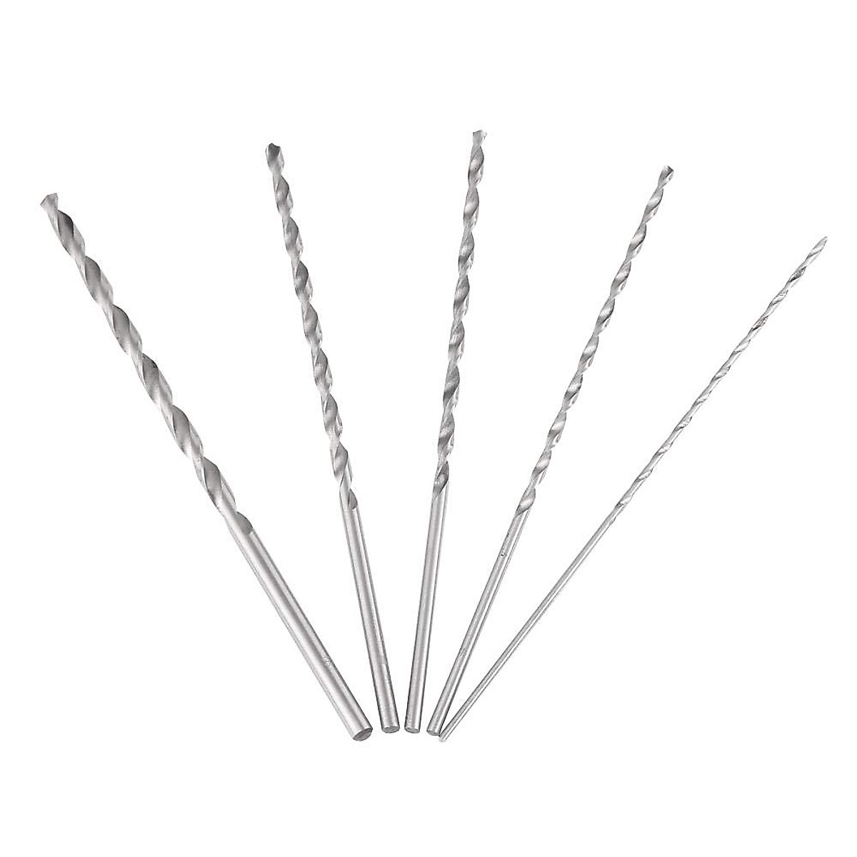 Extra Long Brad Point HSS Drill Bit, 2-5mm Diameter x 150mm Length, Straight Shank Drill Bits for Wood Plastic and Aluminum