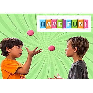 JA-RU Hi-Bounce Pinky Ball (1 Pack) Rubber-Handball Bouncy Balls for Kids. Small Pink Stress Ball. Indoor & Outdoor Sport Party Favors. Bouncing Throwing Play Therapy. 976-1E