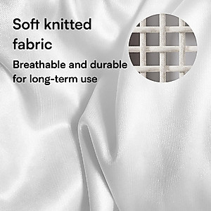 Waterproof Pillow Protectors King 20x36 Inches Set of 2 Smooth Zipper Premium Encasement Covers Quiet Cases Set White