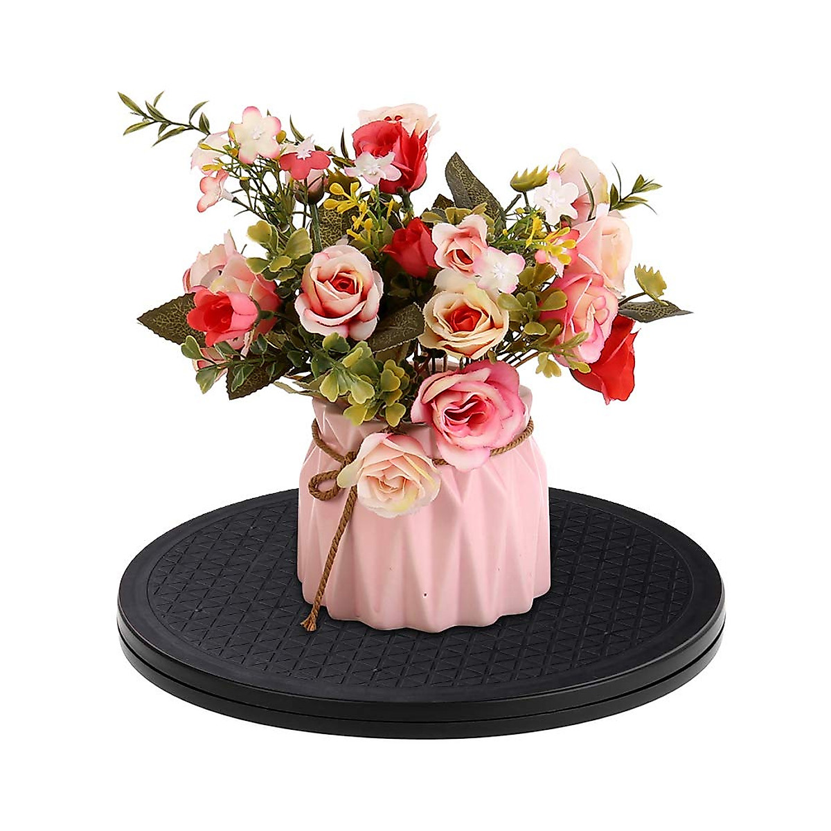 YHTG 16inch Bonsai Turntable Rotating Plate Wheel Revolving Home Kitchen Display Stand Home Kitchen Display Stand