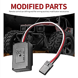GIUIN Mini Gyro Gyroscope for D12 1/10 RC Car Drift Car Steering Output Integrated Compact Light-Weight Design