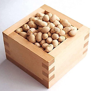 TIKUSAN Wooden Sake Cups Masu Japanese Hinoki Wood Sake Box Made in Japan (6.1 fl oz(1go))