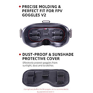 Protect Cover for DJI FPV Goggles V2 Dustproof Sunshade Pad Antenna microSD Card Storage Holder for DJI FPV Combo Accessories