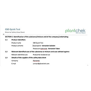 THC & CBD Quick Test Bundle Kit