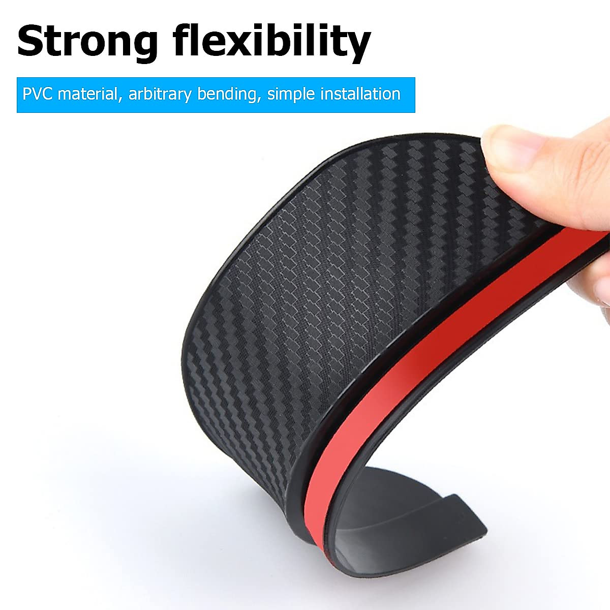 2Pcs Rear View Mirror Rain Visor Guard, Rain Shield Sun Visor Side Blocker Cover, Waterproof Smoke Guard Auto Eyebrow Cover, Car Side Mirror Accessories for SUV Vehicle and More (DM030/Black)