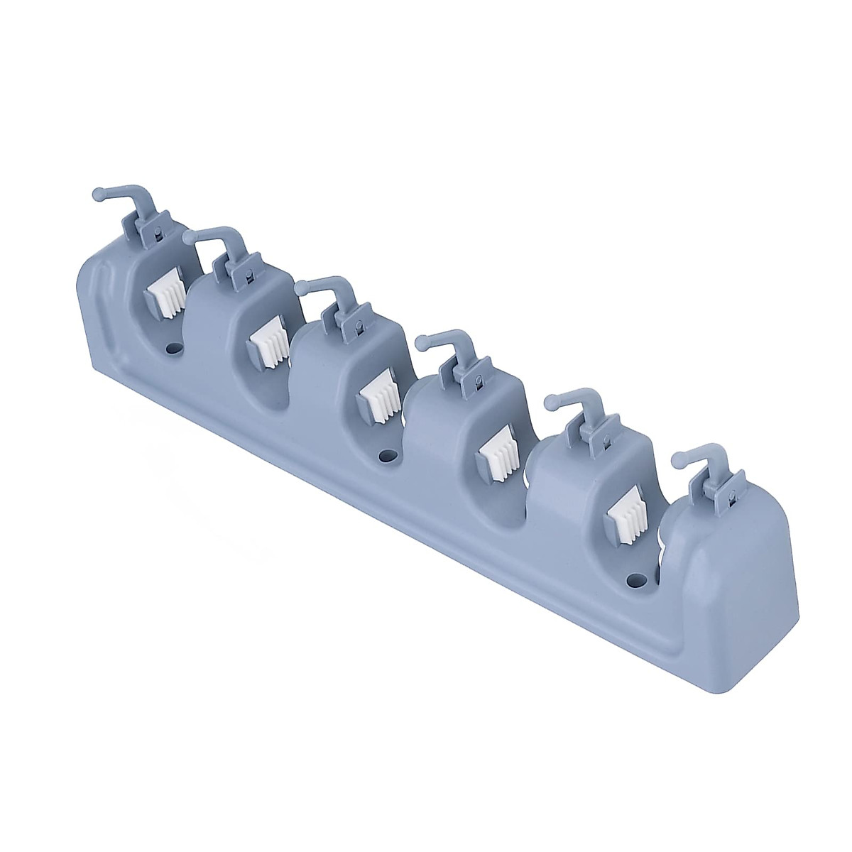 Rosvola Broom Holder, Light Weight Wall Mounted Multifunctional Broom Holder for Bathroom (Type B)