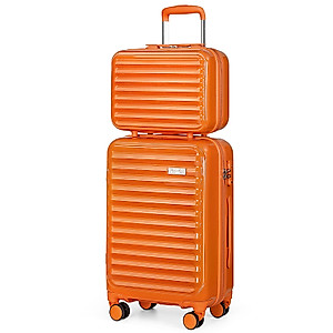 Coolife Luggage Suitcase expandable (only 28”) ABS+PC Spinner suitcase with TSA Lock carry on 20 in 24in 28in
