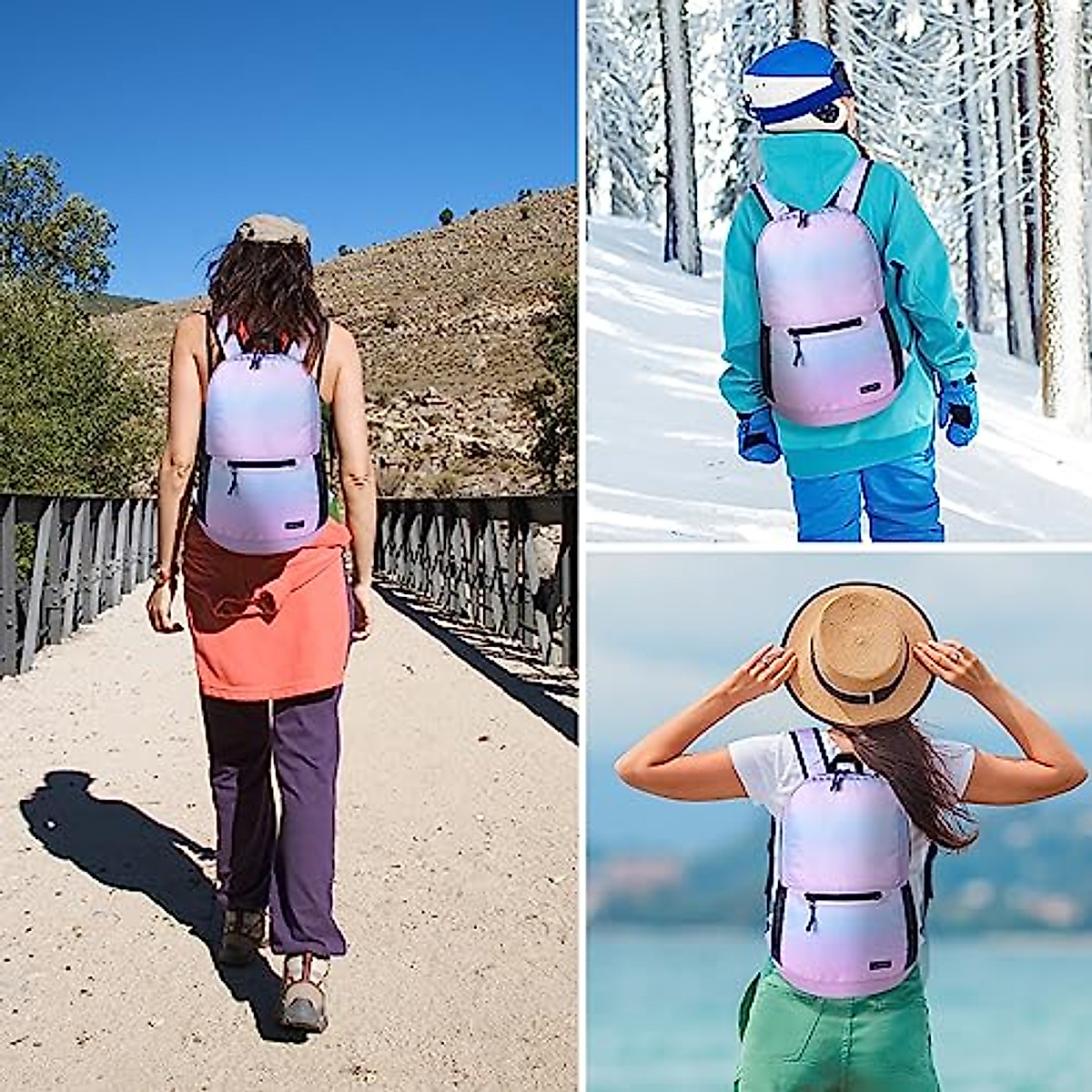 Wolka Packable Hiking Backpack 20L Ultralight for Women/Man,Small Waterproof Traveling Daypack for Park/Camping/Outdoor/Stadium