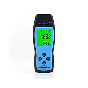 EMF Meter,Handheld Electromagnetic Field Tester, Radiation Meter, 0～2000mG/0～200μT, 0.1μT Resolution, 30Hz～300Hz, for Home Appliances, Power Lines and Industrial Equipments