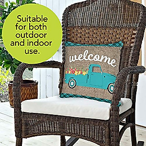 Briarwood Lane Springtime Pickup Decorative Pickup Floral Indoor Outdoor 17"x17"