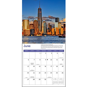 New York Wall Calendar 2021, Monthly January-December 12'' x 12"