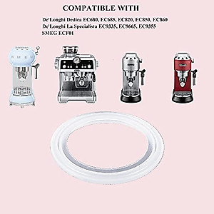 Delonghi Gasket seal Part - Compatible with Delonghi Espresso Machine EC680 EC685 EC695 EC820 EC850 EC860 EC9335M EC9355M EC9665M, SMEG
