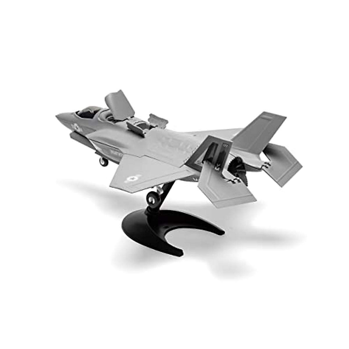 Airfix Quickbuild F-35B Lightning II Brick Building Plastic Model Airplane J6040, Gray