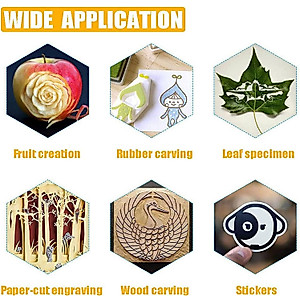 34 Pack Craft Knife, Utility Knife Box Cutters with 30 PCS Spare Exacto Knife Blades Kit for Office, Home, Paper Knife, Arts Crafts, Scrapbooking, Hobby