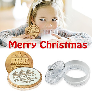 Personalized Cookie Stamp Baby Shower with Logo Family Name Custom Cookie Cutter and Stamp for Baking 3d Raised Design