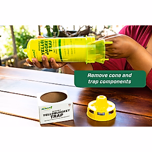 RESCUE! Reusable Yellowjacket Trap – Includes Attractant - 3 Traps