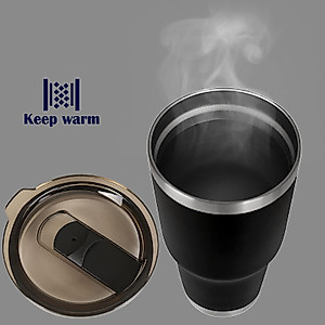 LYLBFOF Insulated Tumblers, 30 oz Stainless Steel Tumbler with Lid Double Wall Travel Water Bottle Cup Coffee Mug for Ice and Hot Beverage